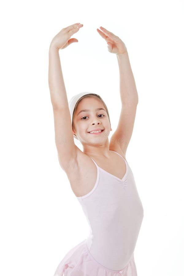Young Girl Dancing Classical Ballet Stock Photo - Image of happy ...