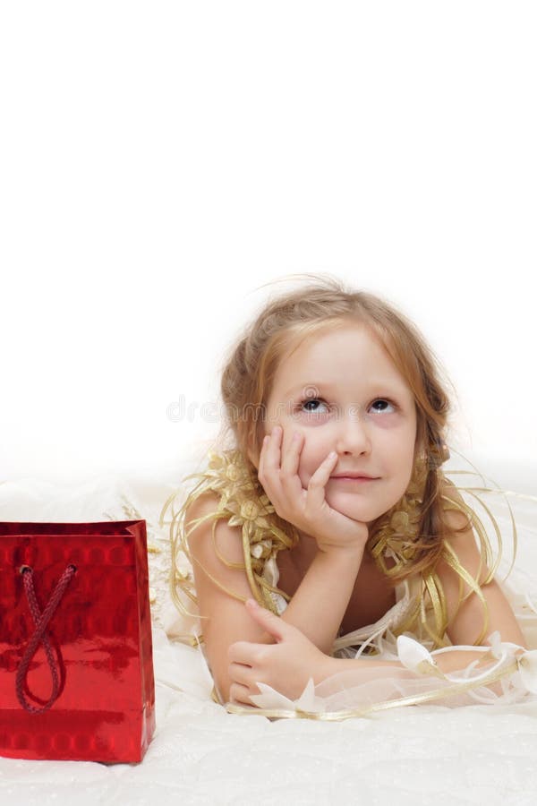 Young girl dreams stock image. Image of enjoy, smiling - 7367373