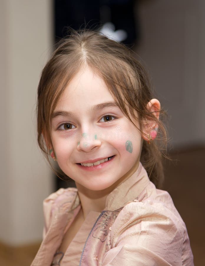 Young girl face stock image. Image of child, girls, face - 18438623