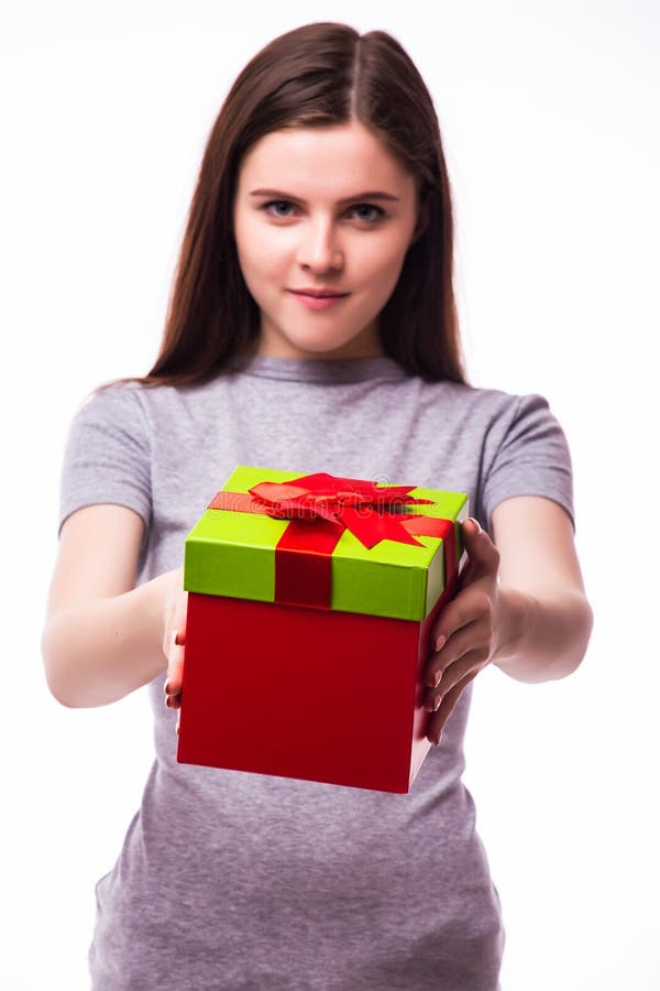 844 Young Teen Girl Giving Holiday Present Photos - Free & Royalty-Free ...
