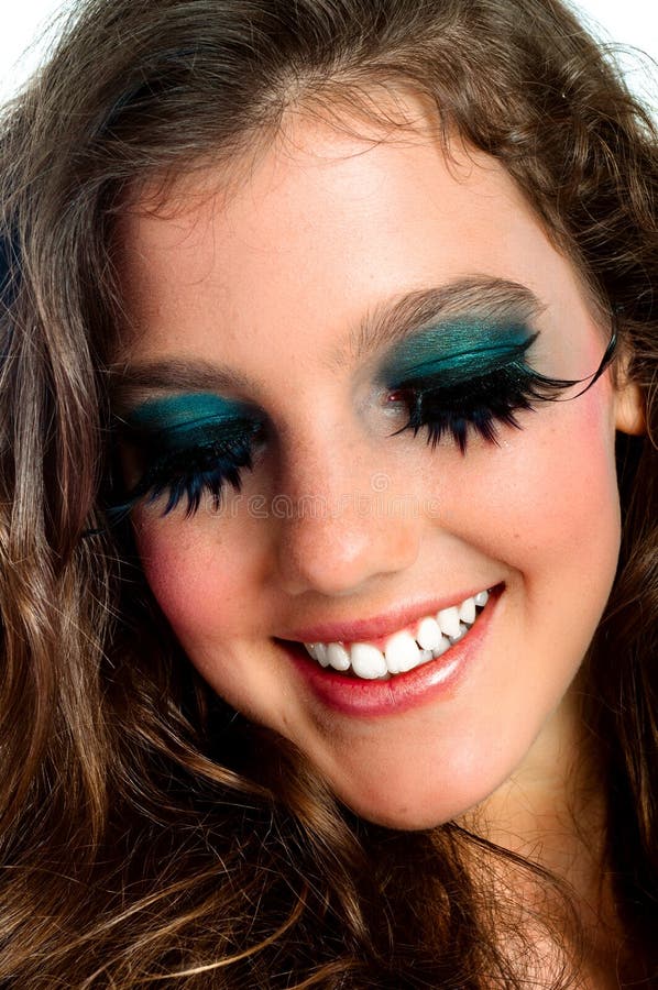 Young Girl with Joyful Expression Stock Photo - Image of beauty, face ...