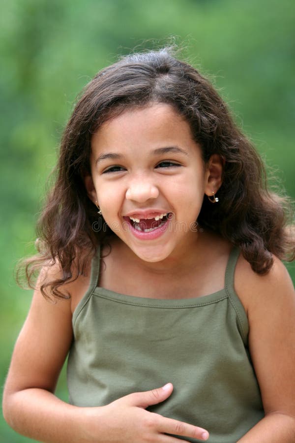Young Girl Laughing stock image. Image of cheerful, female - 1086417