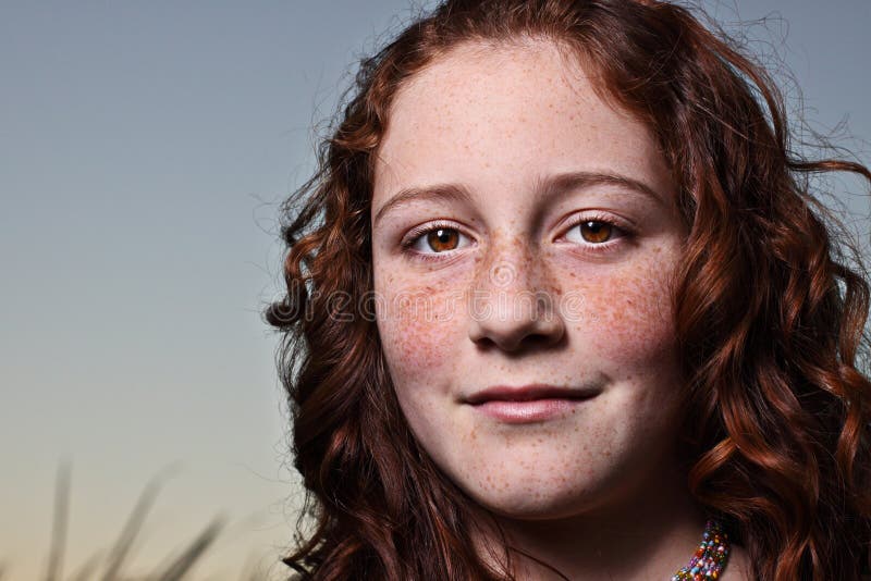 Young Girl Looking at the Camera Stock Image - Image of stylish ...