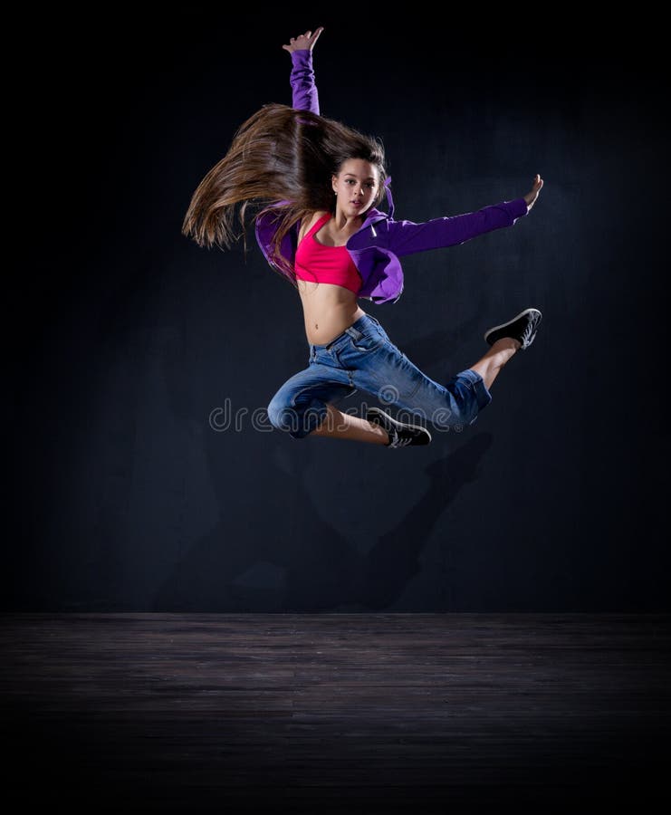 Young Girl Modern Dancer (normal Ver) Stock Image - Image of elegance ...