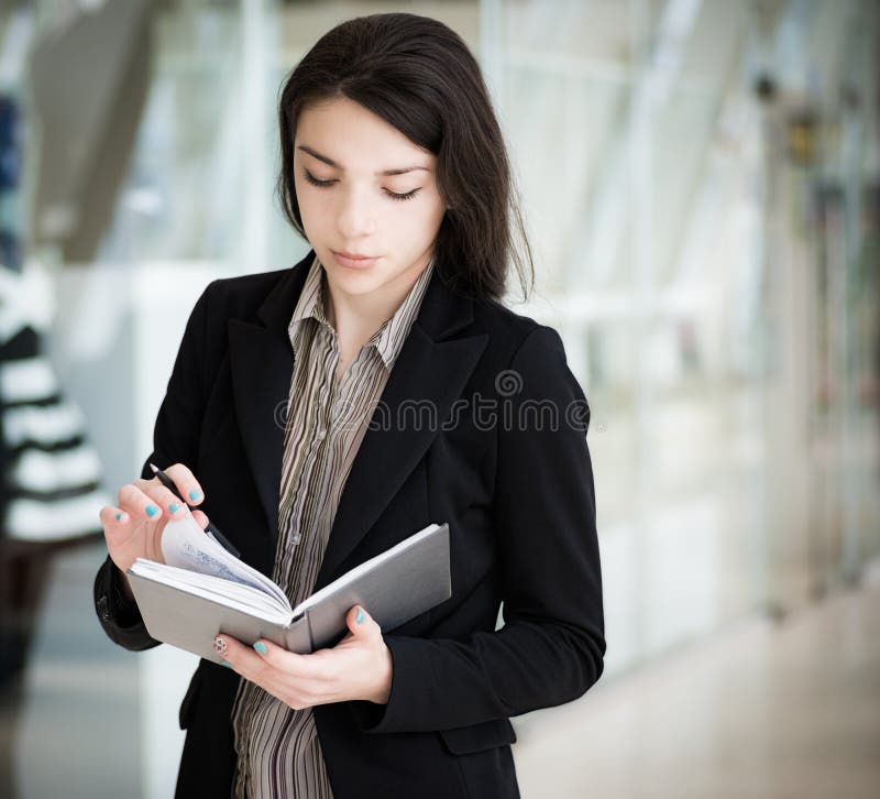 Young girl in office. stock image. Image of people, office - 39832941