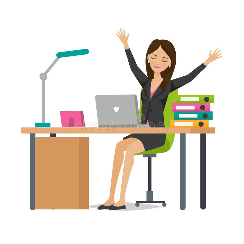 Girl Office Worker Stock Illustrations – 38,362 Girl Office Worker ...