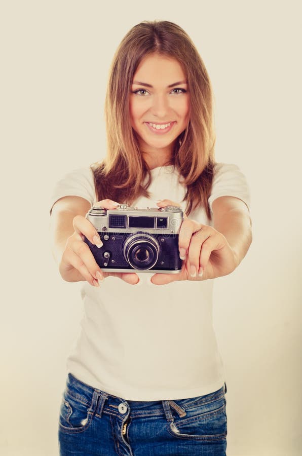 Young girl stock image. Image of creativity, holding - 37285263