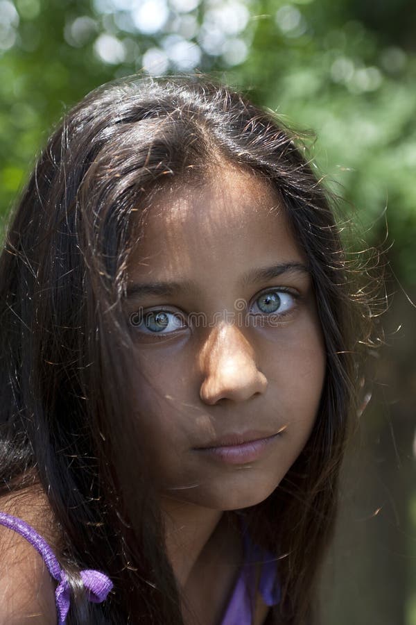 Young girl portrait stock image. Image of outside, girl - 3309781