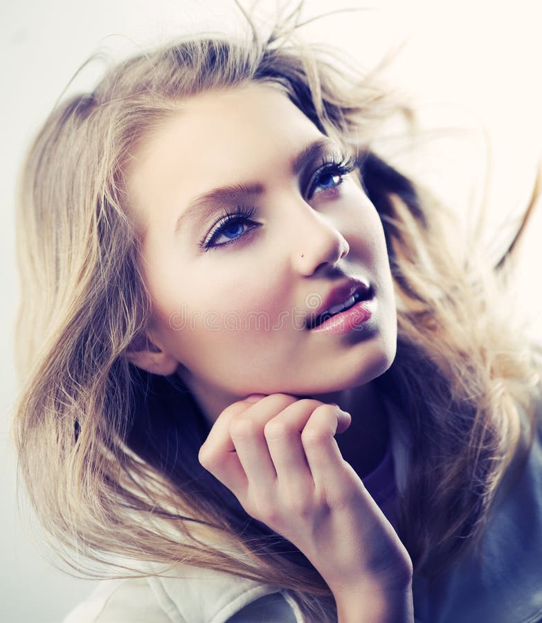 Young girl portrait stock image. Image of outside, girl - 3309781