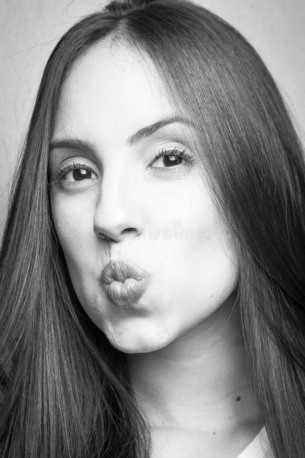 Young Girl Portrait stock photo. Image of black, portrait - 38250756