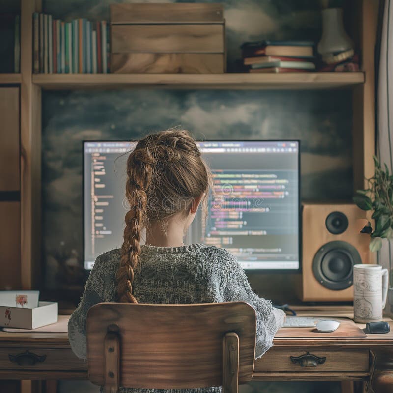 Computer Back View Stock Illustrations – 6,833 Computer Back View Stock ...