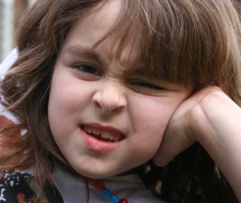 Young Girl Pulling A Face Picture. Image: 1654937