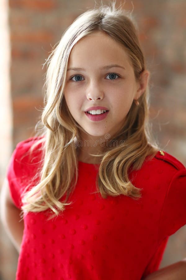 Young girl stock image. Image of cute, hair, girl, childhood - 76054773