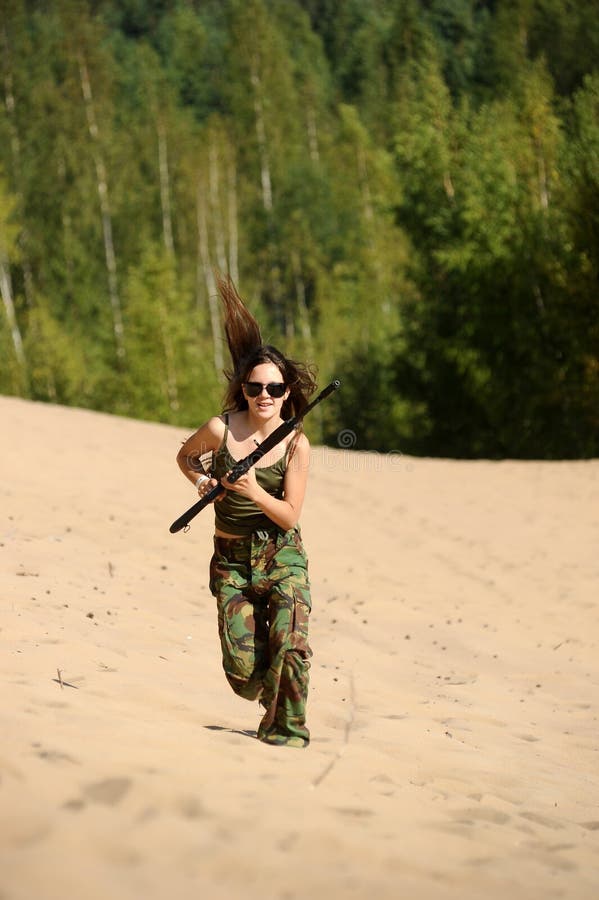 146 Beauty Teen Girl Gun Stock Photos - Free & Royalty-Free Stock ...