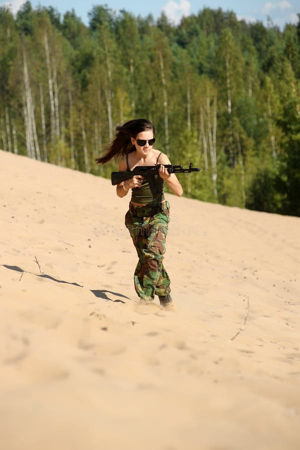 146 Beauty Teen Girl Gun Stock Photos - Free & Royalty-Free Stock ...