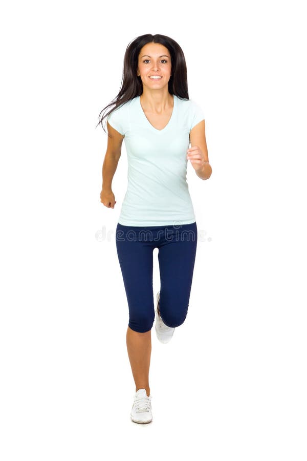 Young Girl Running stock image. Image of beauty, lifestyle - 26967093