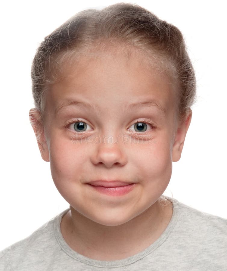 Sly young girl stock image. Image of moscow, face, color - 16365107