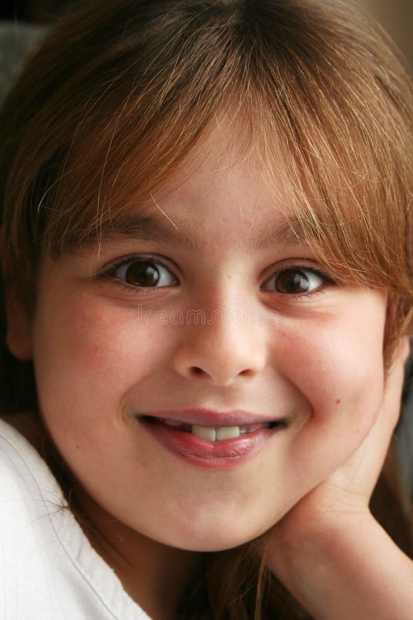 Young Girl Smiling stock image. Image of wide, eyed, child - 1501661