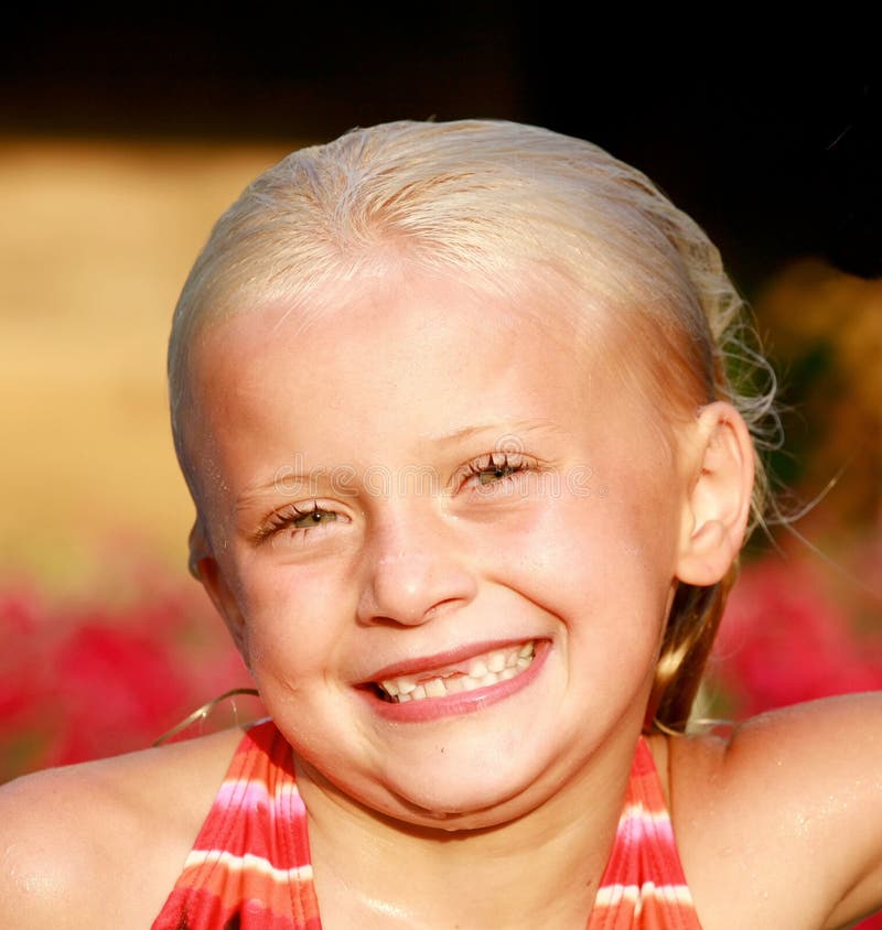 Young Girl Smiling stock photo. Image of close, smile - 4525864