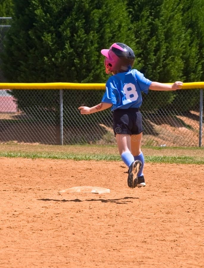 Girl s Softball stock image. Image of base, competition - 10431793