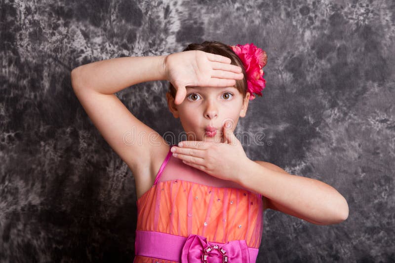 Little Girl Kissy Lips Stock Photos - Free & Royalty-Free Stock Photos ...