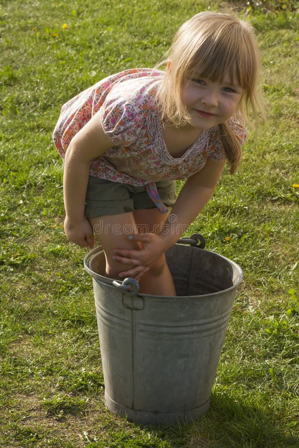 Washing legs stock photo. Image of outdoor, fence, smile - 24999230