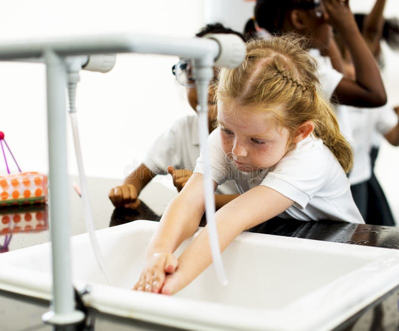 196 Children Washing Hands School Stock Photos - Free & Royalty-Free ...