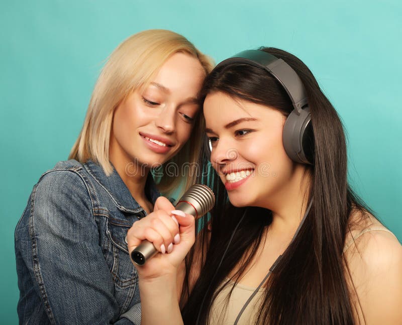 Young girls stock image. Image of model, brunette, adult - 12300197