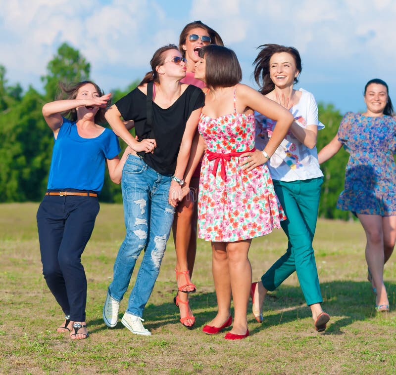 Young girls having fun stock photo. Image of successful - 26221970