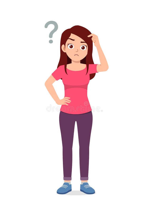 Young Good Looking Man Doing Confused Pose Stock Vector - Illustration ...