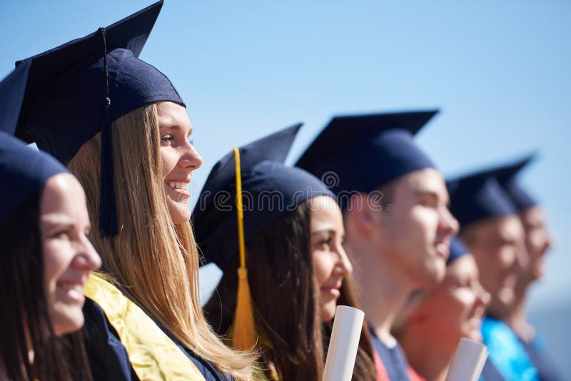 Young Graduates Students Group Stock Image - Image of male, face: 57799253