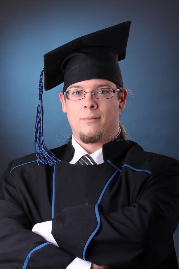 Graduate Participating in Graduation Ceremony Stock Photo - Image of ...