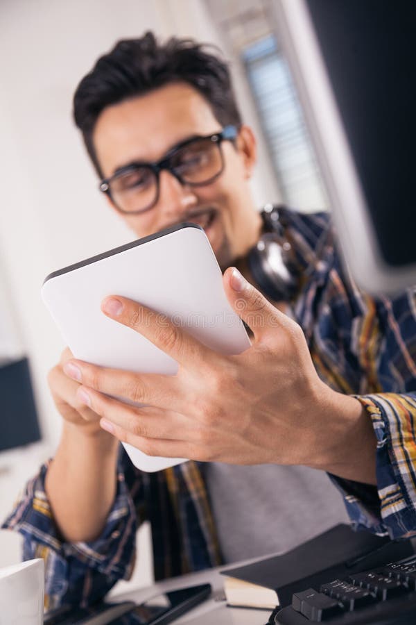 Young graphic designer stock photo. Image of people, pencil - 41329338