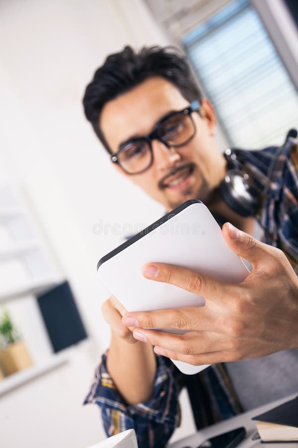 Young graphic designer stock photo. Image of software - 41329356