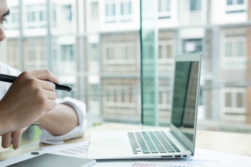 Young Graphic Designer Working with Computer, Color Swatch. Creative ...