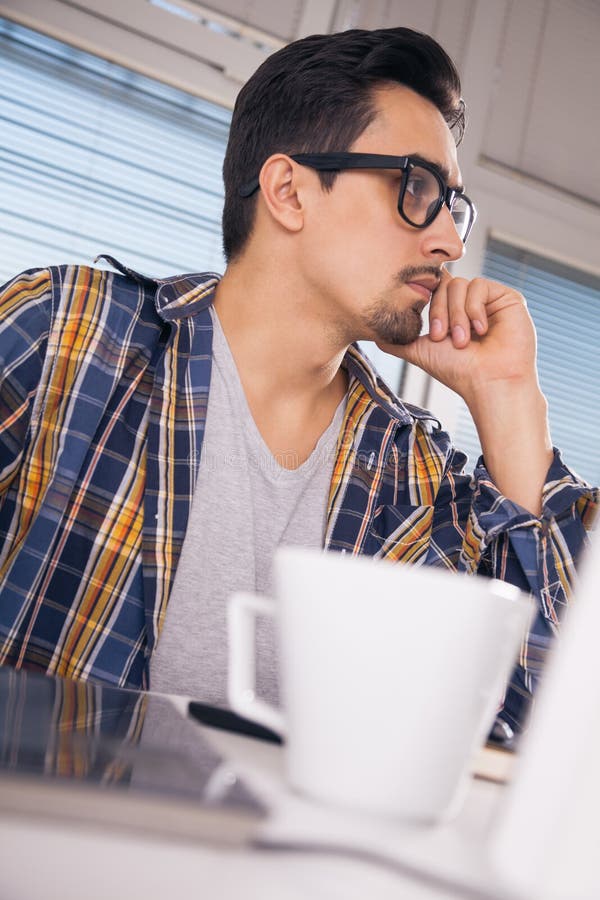 Young graphic designer stock image. Image of language - 41328927