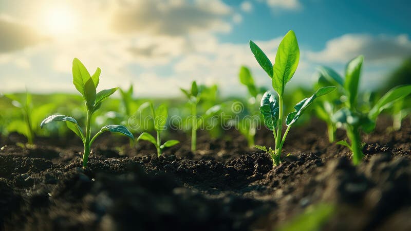 Digital Transformation Agriculture Growing Plant Technology Integration ...