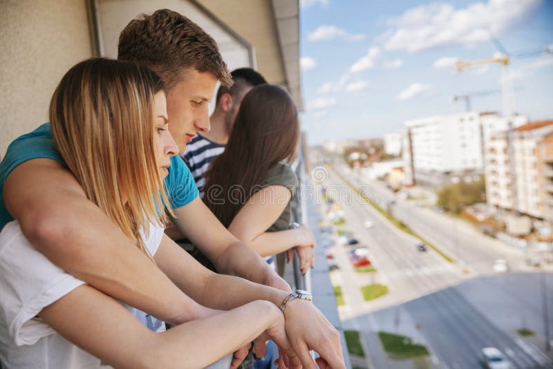 Young Group of Friends stock image. Image of communications - 78985603