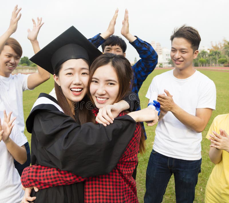 Group of Students Using Smart Mobile Phones in Classroom Stock Photo ...