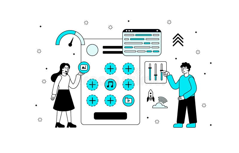 Widgets Cartoon Stock Illustrations – 75 Widgets Cartoon Stock ...