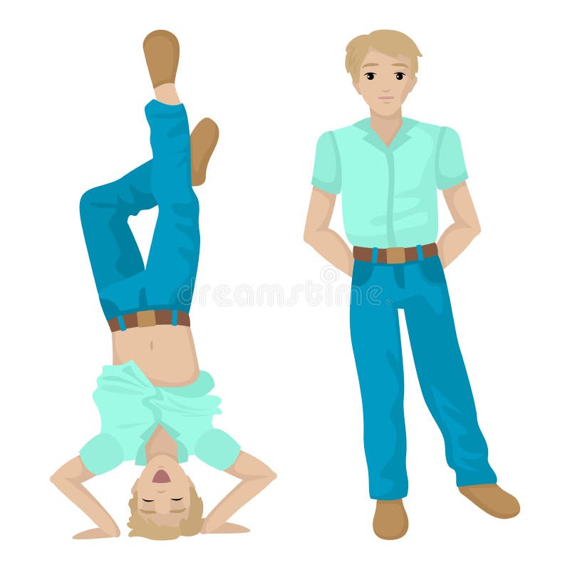 Young Guy Hands Behind Back Stock Illustrations – 84 Young Guy Hands ...