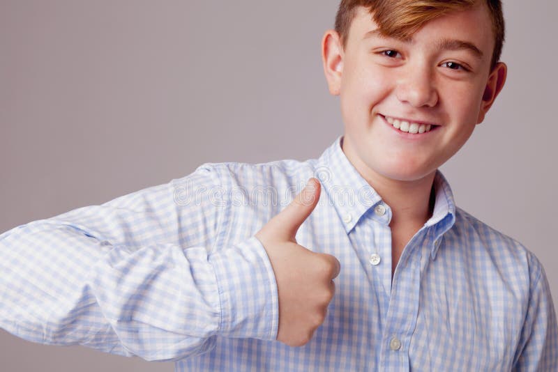 Young Guy Making a Perfect Gesture with Her Finger. Body Language ...
