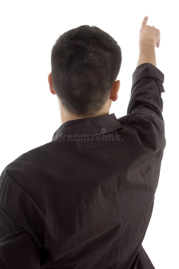 Back Pose Executive Pointing Stock Photos - Free & Royalty-Free Stock ...