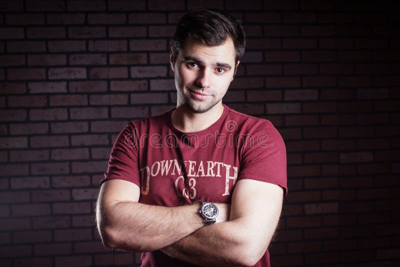 Young guy posing stock image. Image of hick, modest, male - 67028615