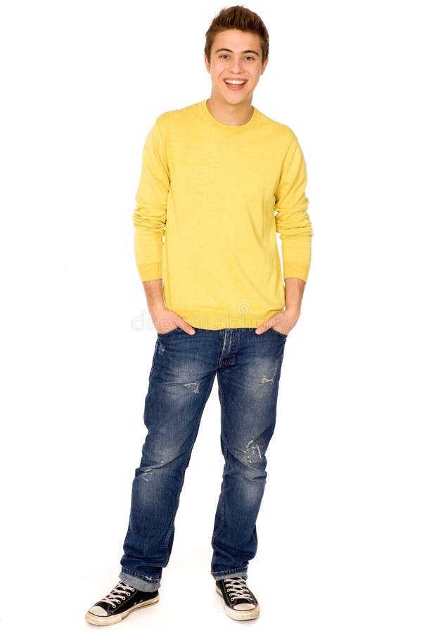 Young guy standing stock image. Image of smile, positive - 20160713