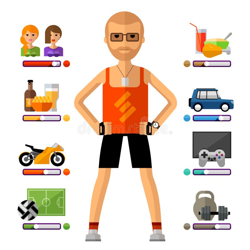 Young Guy Vector Logo Design Template. Lifestyle Stock Vector ...