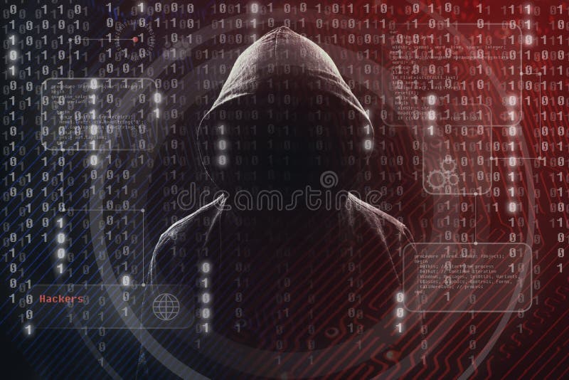 Young Hacker in Data Security Concept Stock Photo - Image of cracker ...