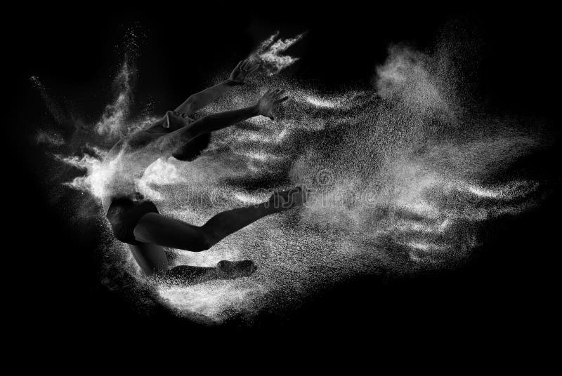 Young Handsome Ballet Man in Fly Grace Pose Stock Image - Image of ...