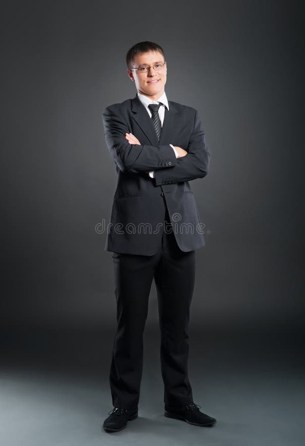 A Young and Handsome Businessman in Formal Clothes Stock Image - Image ...