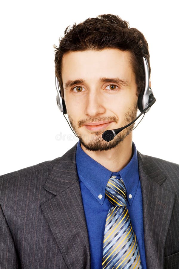Customer Service Professional Stock Image - Image of office, headphones ...